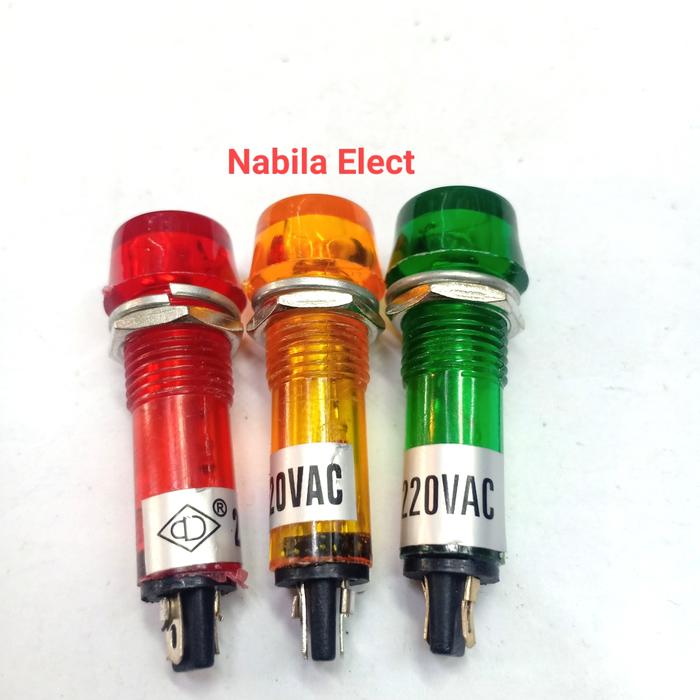 Jual Pilot lamp plastik/lampu indikator 220VAC - Jakarta Barat - Nabila ...