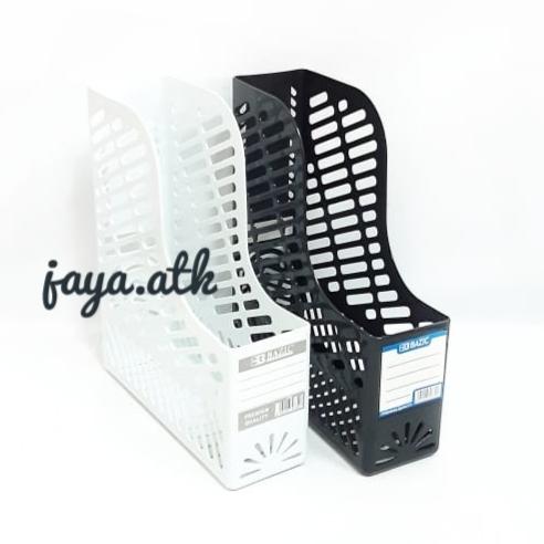 Jual BOX FILE KERANJANG PLASTIK HITAM PUTIH BOKS DOKUMEN MAGAZINE ...
