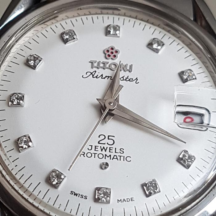 Jual Jam Vintage Watch Titoni diamond dial rare - Kab. Bogor - meganami ...