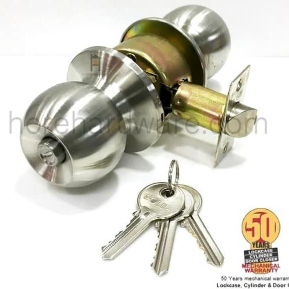 Jual KUNCI PINTU BULAT / CYLINDRICAL LOCKSET SOLID C 601 X 400 ...