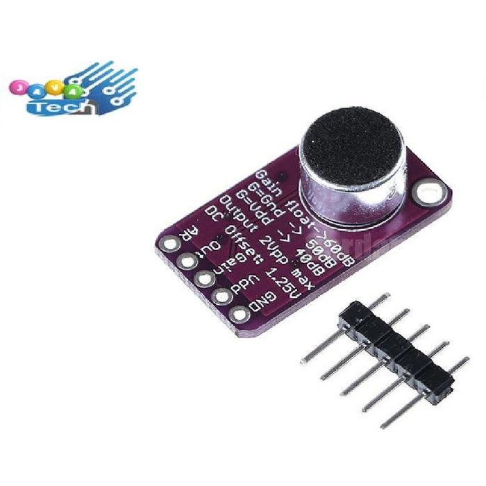 Jual Microphone Amplifier MAX9814 Auto Gain Control MAX 9814 Arduino ...