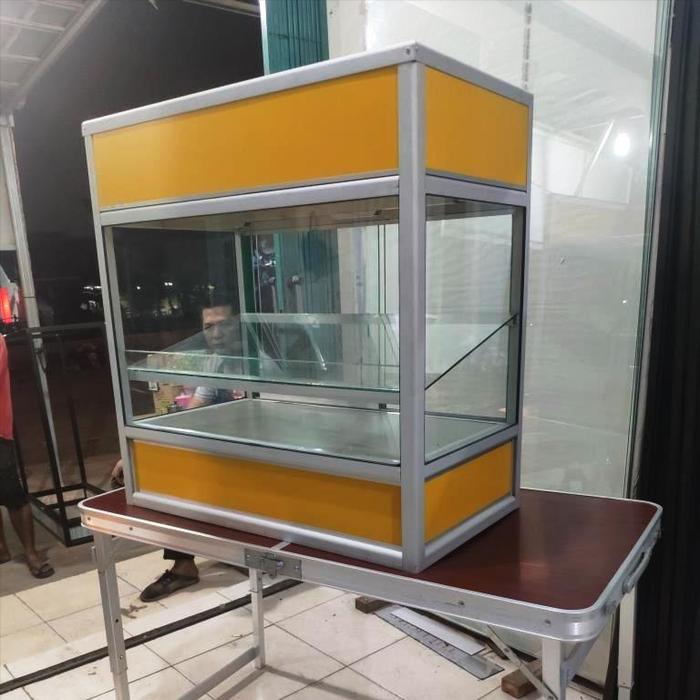 Jual Etalase Gorengan 83x80x45 (Khusu Instan Kurir Gojek/Grab ...