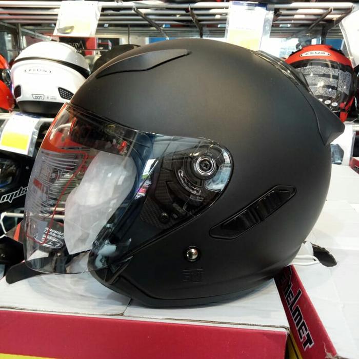Jual HELM SHEL ROVER SOLID DOUBLE VISOR WARNA HITAM DOFF - Jakarta ...