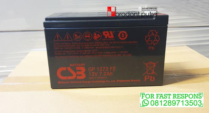 Jual Battery UPS CSB GP 1272 F2 12V 7.2Ah Harga Saudara - Jakarta Utara ...
