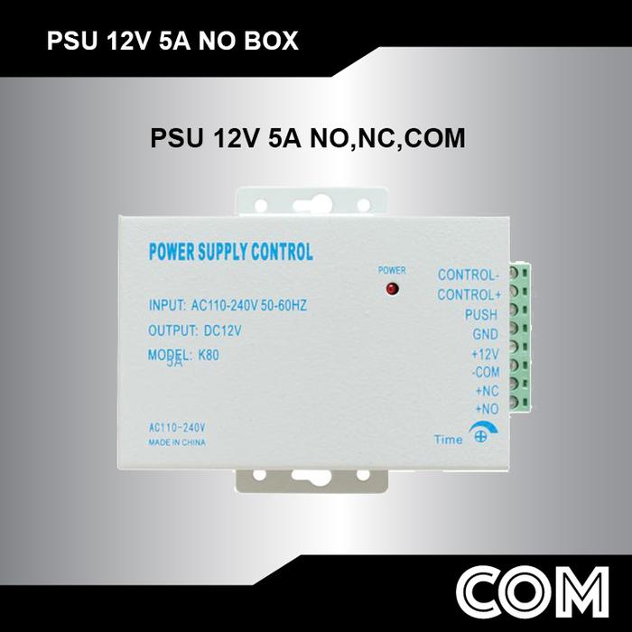 Jual Power Supply 12V 5A Door Lock Access Control / Akses Kontrol PSU ...