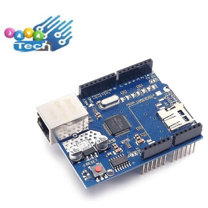Jual W5100 Ethernet Shield Arduino Uno - Mega Compatible with SD Card ...