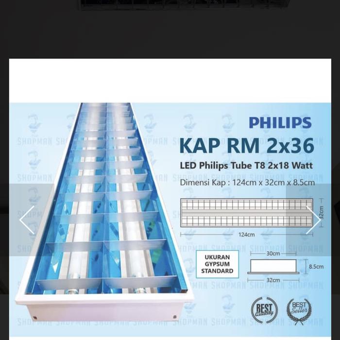 Jual Lampu rm 120cm 2x16watt led philips - Jakarta Pusat - Lighthing ...