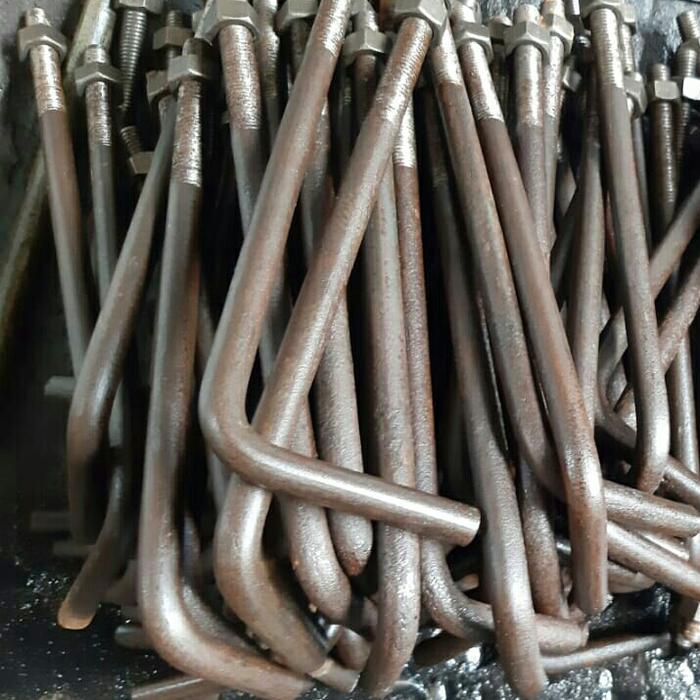 Jual angkur L 1"inch x 50cm / m25 x 500mm 2mur 1ring - Kota Tangerang ...