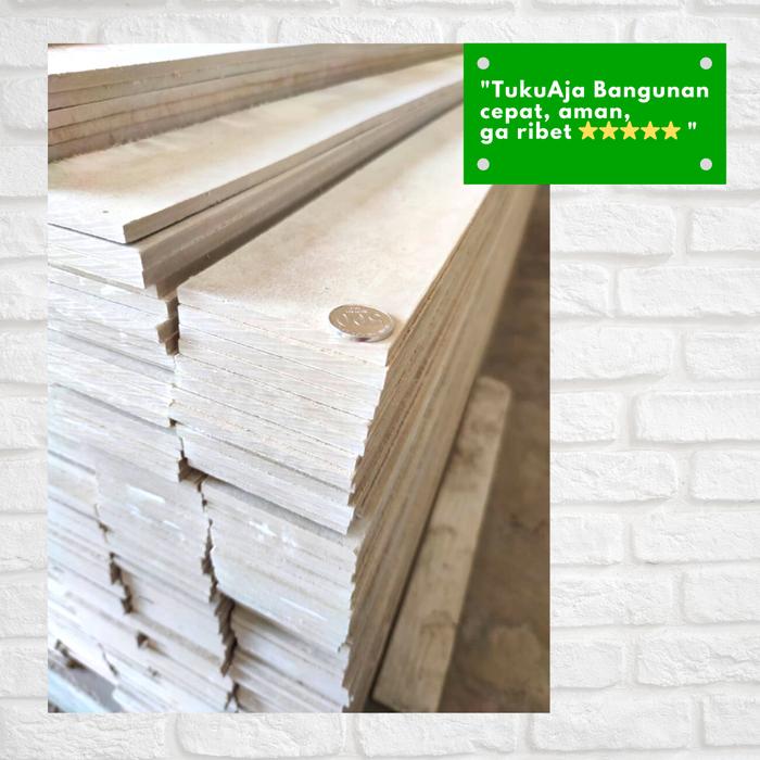 Jual LISPLANG NUSAWOOD tebal 8mm lebar 300mm Polos LisPlank Woodplank ...