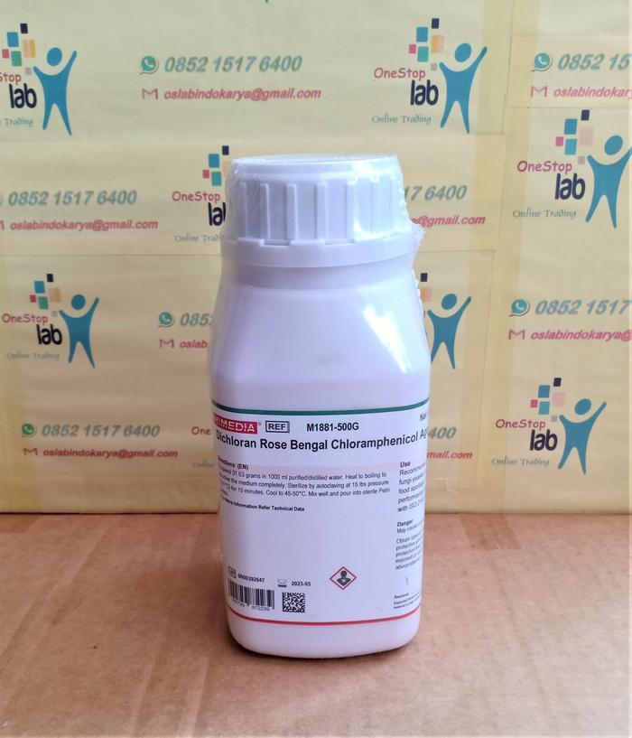 Jual HIMEDIA M1881-500G Dichloran Rose Bengal Chloramphenicol Agar 500 ...
