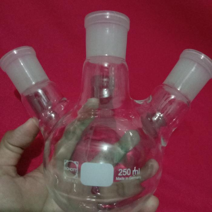 Jual labu leher 3/threeneck 250ml merk schott duran - Kota Bandung ...