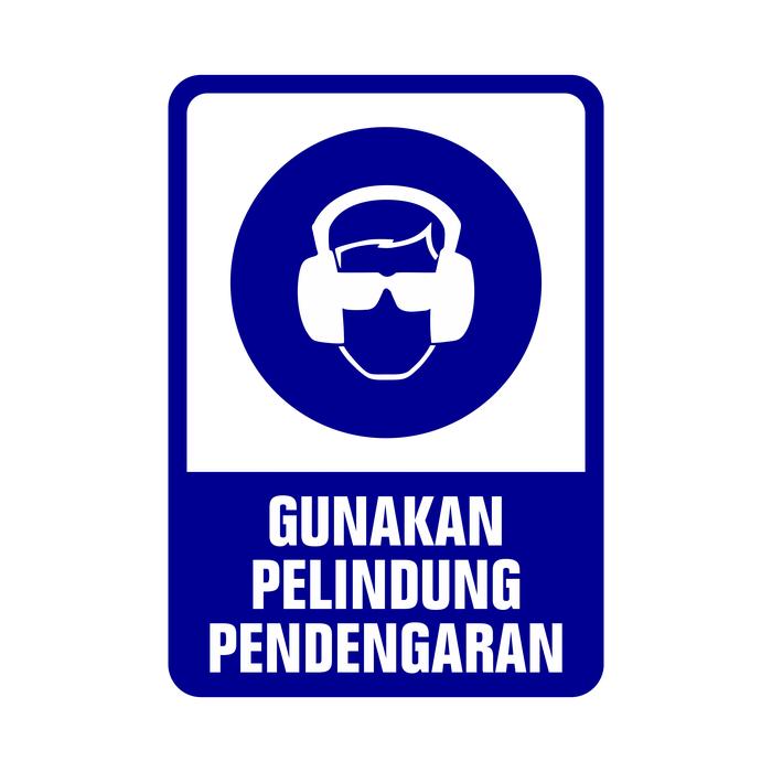 Jual RAMBU GUNAKAN PELINDUNG PENDENGARAN 35CM X 50CM PLAT ALUMUNIUM ...