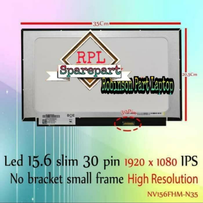 Jual Layar LED LCD Laptop HP OMEN 15-dh0105tx 15.6 inch Full HD IPS ...