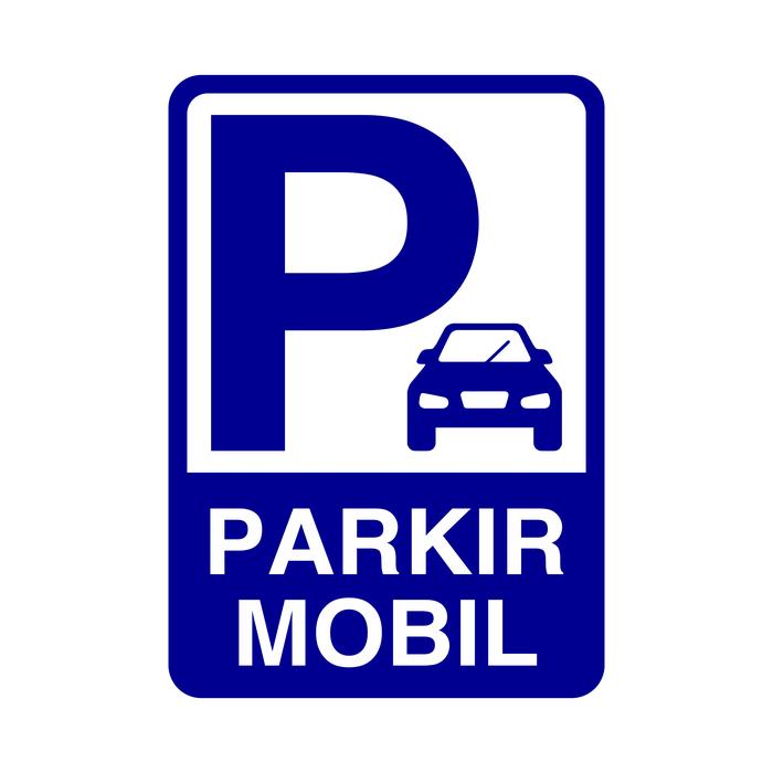 Jual RAMBU PLANG PARKIR MOBIL 35CM X 50CM PLAT ALUMUNIUM - Kota Bandung ...