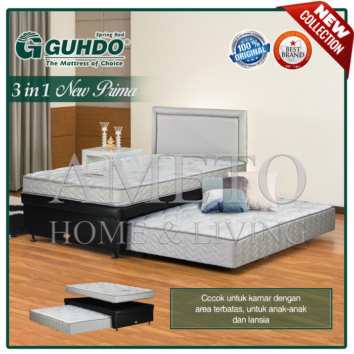 Jual Guhdo Spring Bed 3 in 1 New Prima - 100 x 200 - Prospine Full Set ...