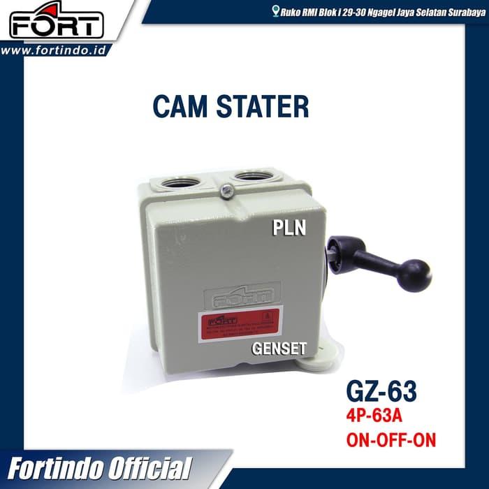 Jual Cam Starter / OHM Saklar / COS / Genset / Handle 4P 63A GZ FORT ...