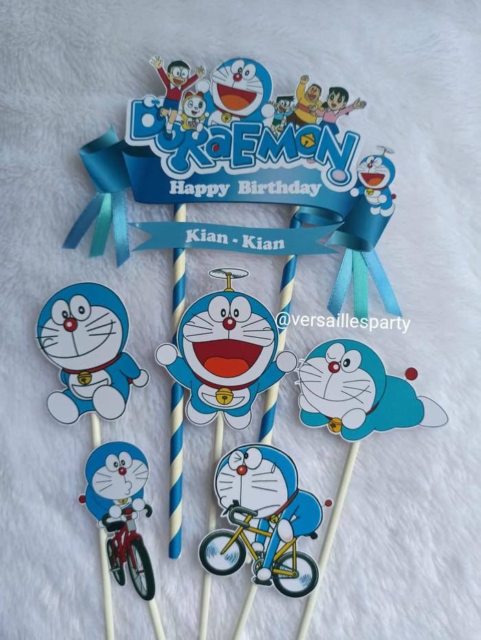 Jual Topper Doraemon Only / Hiasan Kue Doraemon / Cake Topper Doraemon ...