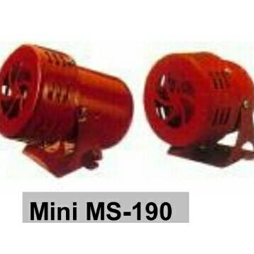 Jual Mini Alarm Sirine / Mini Buzzer Sirine MS 190- 220VAC/240DC/12VDC ...