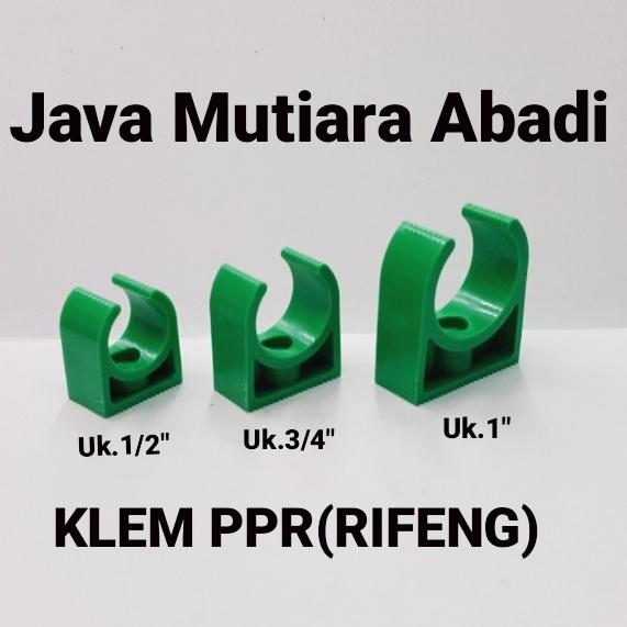 Jual Klem pipa PPR 1/2 inch 20mm pipe clamp PPR pipa fitting PPR ...