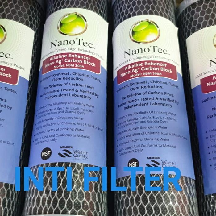 Jual NANO TEC Alkaline Enhancer/PH Booster nano Ag+ carbon block NSM ...