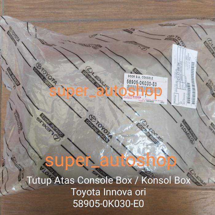 Jual Tutup Atas Console Box / Konsol Box Toyota Innova ori - Jakarta ...