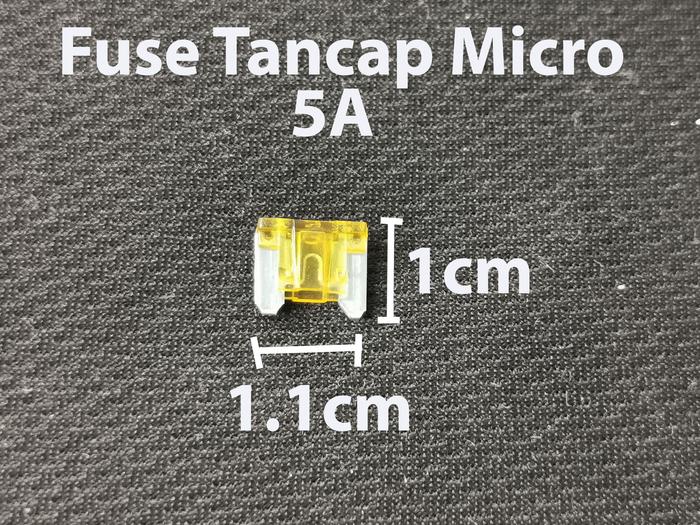 Jual Fuse micro tancap 5A - fuse 5 ampere mobil motor japan - Jakarta ...