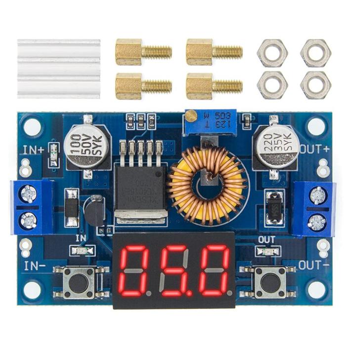 Jual XL4015 Adjustable Step down 5A 75W DC Stepdown + Display Voltmeter - Kota Batam - DI ...