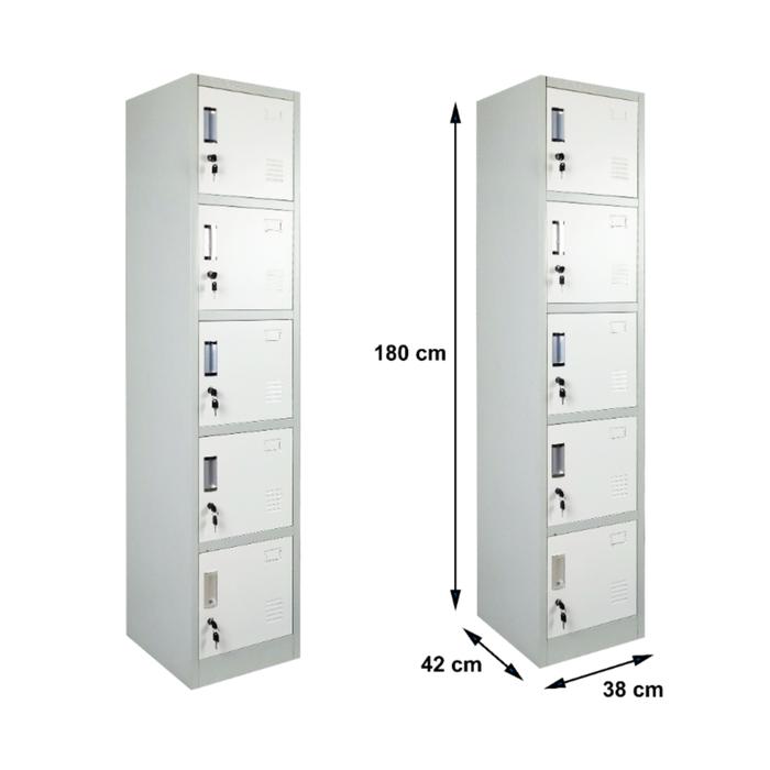 Jual Locker KOLN LK 005 / Locker Besi 5 Pintu / Filing Cabinet - Kab ...