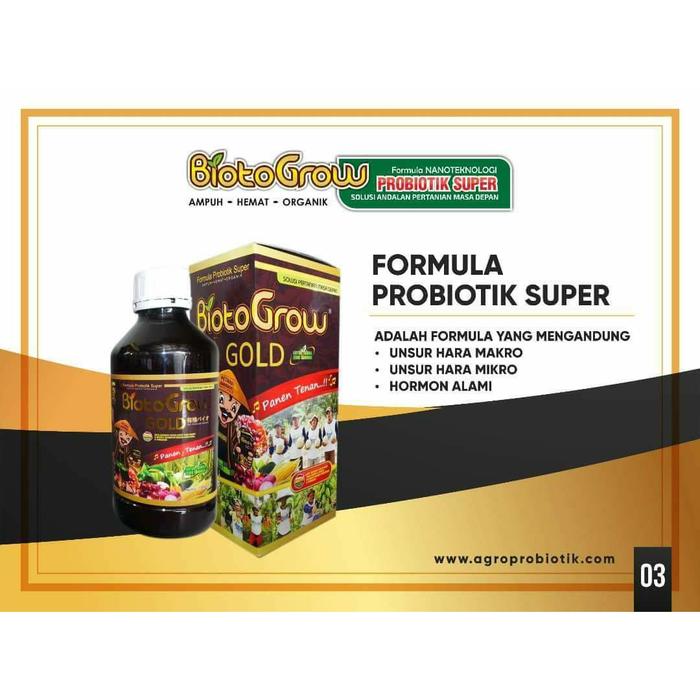 Jual BiotoGrow Gold 1 Liter - Pupuk Hayati Organik Probiotik Cair ...