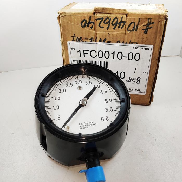 Jual ASHCROFT DURAGAUGE 6bar 4.5inch Pressure Gauge Manometer 1/2NPT ...