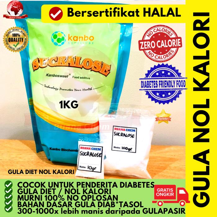 Jual Sucralose 10gr/ Sucralosa / Sukralos / Sweetener / Gula Diet 0 ...