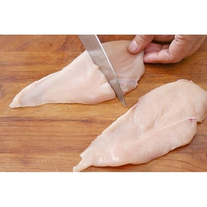 Promo Daging Fillet Dada Ayam Slice (100gr per slice) Kemasan 500gr ...