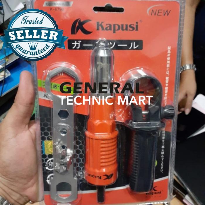 Jual Adaptor Tang Rivet Set Mesin Bor-Ripet Gun Kapusi Japan Elektrik ...