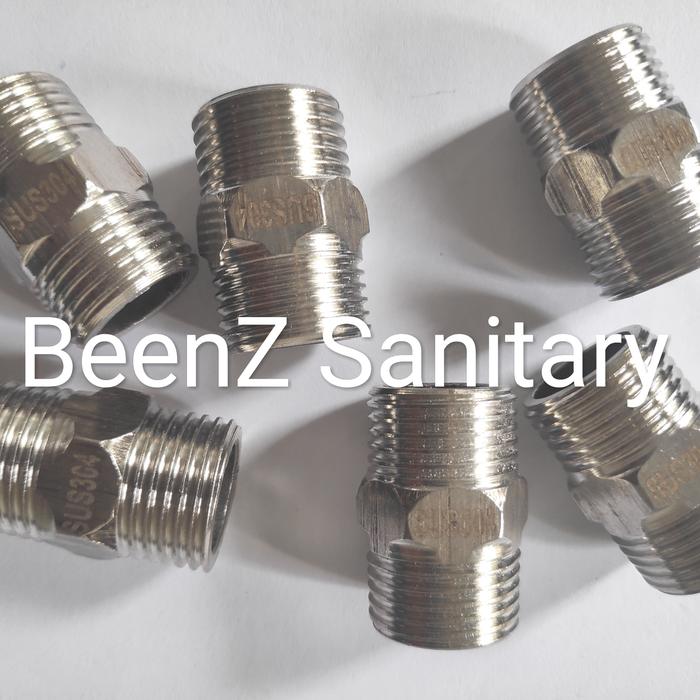 Jual Double Napple Brass /Kuningan Ukuran 1/2 inchi x 1/2inch, - Kota ...