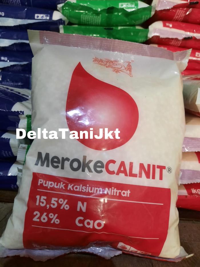 Jual PUPUK MEROKE CALNIT 1KG KEMASAN PABRIK KALSIUM NITRAT HIDROPONIK ...