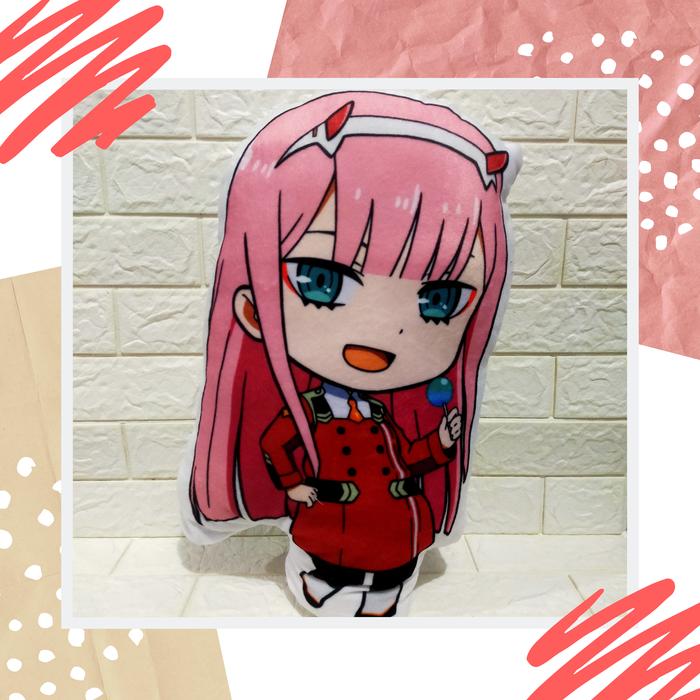 Jual pillow / bantal plushie boneka anime darling in the franxx zero ...