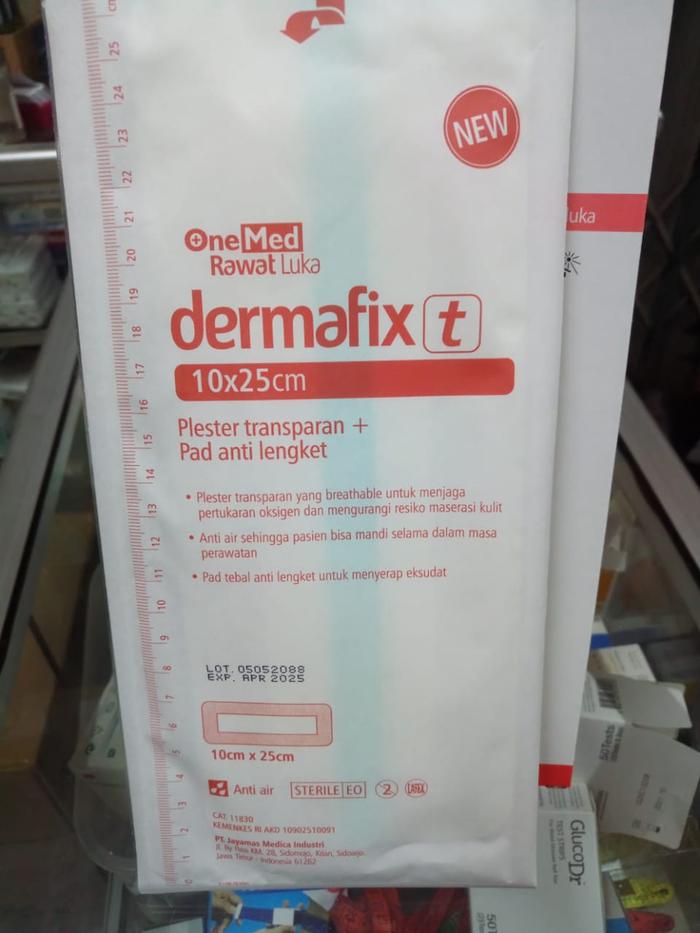 Jual PLESTER DERMAFIX T TRANSARAN 10x25 cm / PLESTER LUKA + PAD - Kota ...