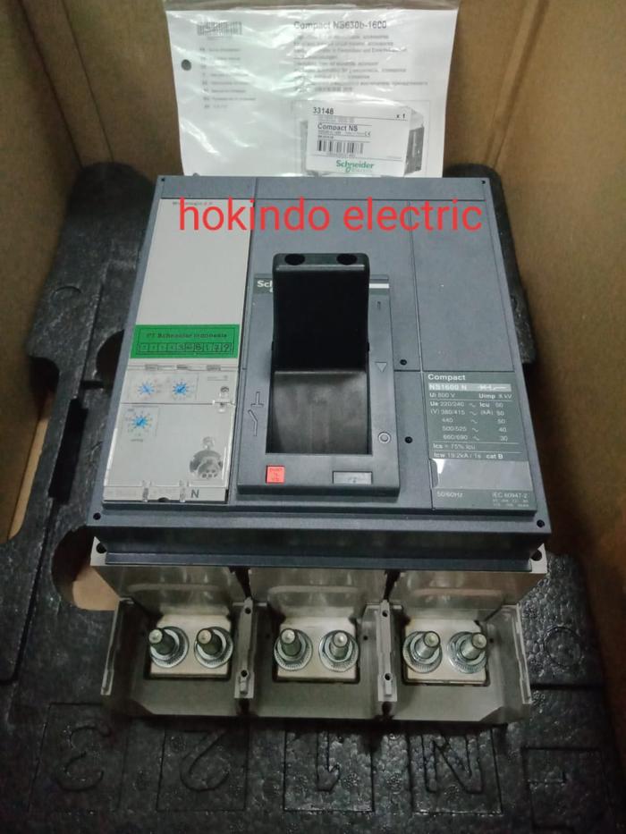 Jual MCCB NS1250N 1250A 3 Pole / 3p / 3 phase NS 1250 N Schneider 33478 ...