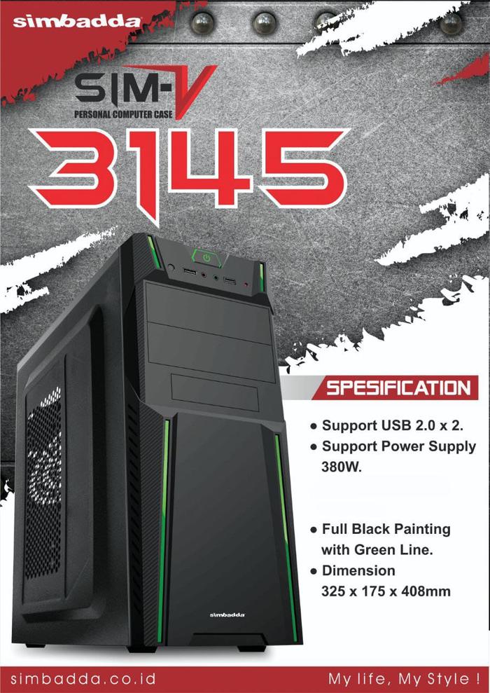 Jual Casing PC Simbadda Sim V 3145 / V3145 - Casing CPU Simbadda ...