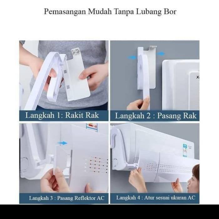 Jual Talang Angin Ac / Reflektor Angin Ac Cover Penahan Hembusan Ac Di ...
