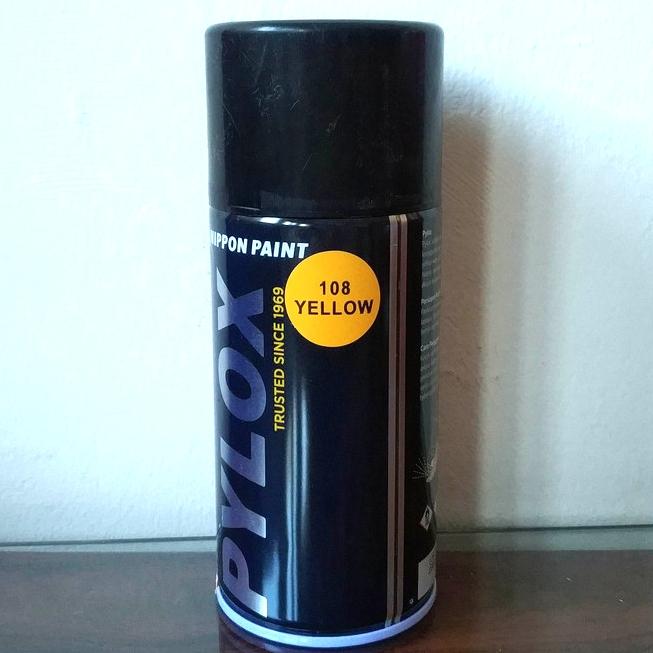 Jual Cat semprot Pylox / pilok 300 CC ( 108 ) Yellow / kuning - Jakarta ...