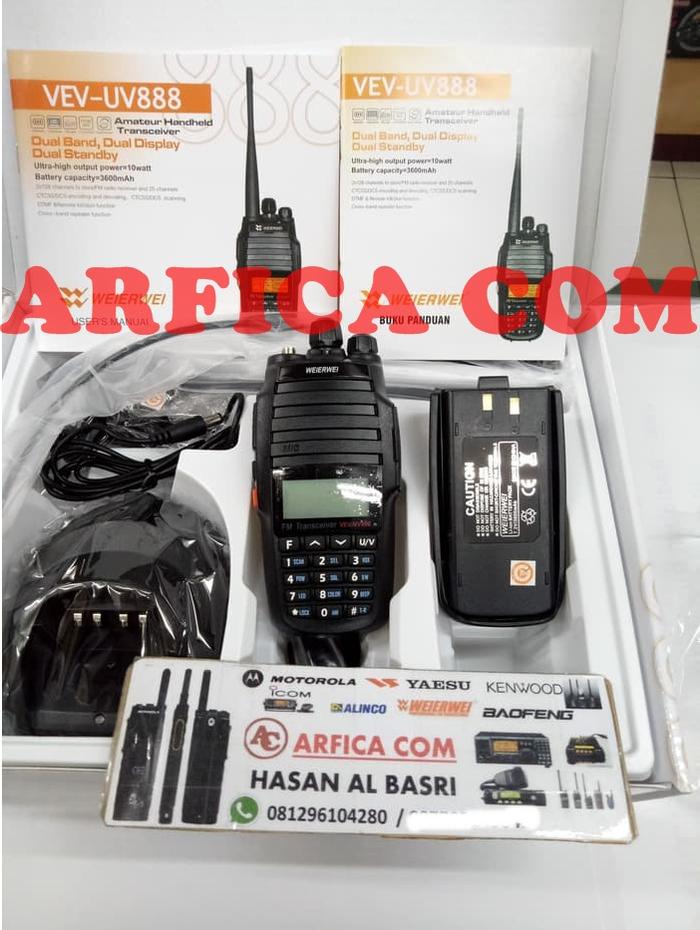 Jual JUAL HT DUALBAND 10 WATT WEIERWEI VEV UV 888 WEIERWEI VEV UV888 - Jakarta Barat - ARFICA ...
