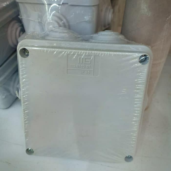 Jual DURADUS 100x100 50mm Junction Box MG 10x10 cm putih,hitam,abu² ...