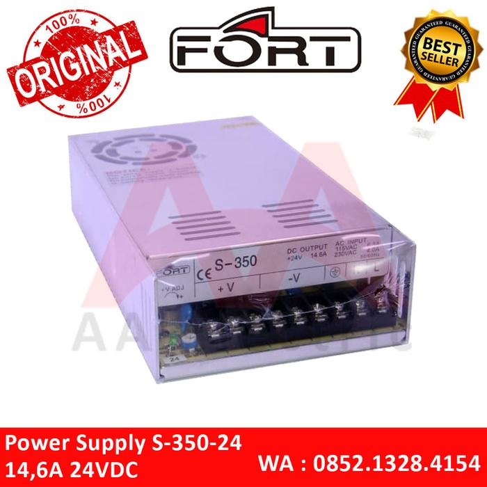 Jual Power Supply S-350-24 / S35024 14,6A 24VDC Fort - Jakarta Pusat ...