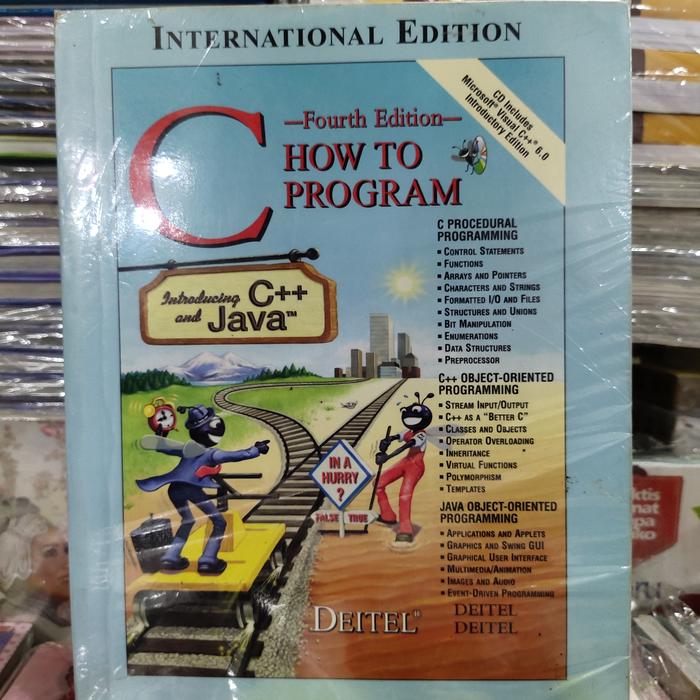 Jual buku C how to program introducing c++ and java deitel ori ...