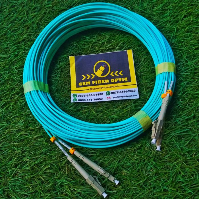 Jual LC - LC 100 Meter Multimode OM3 Duplex 2mm Patchcord Fiber Optic Cable - Jakarta Selatan ...
