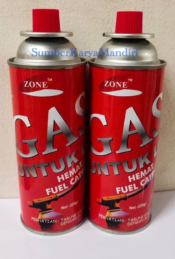 Jual Gas Las/Bakar Tabung Mini Portbale ZONE 220gr - Jakarta Barat ...