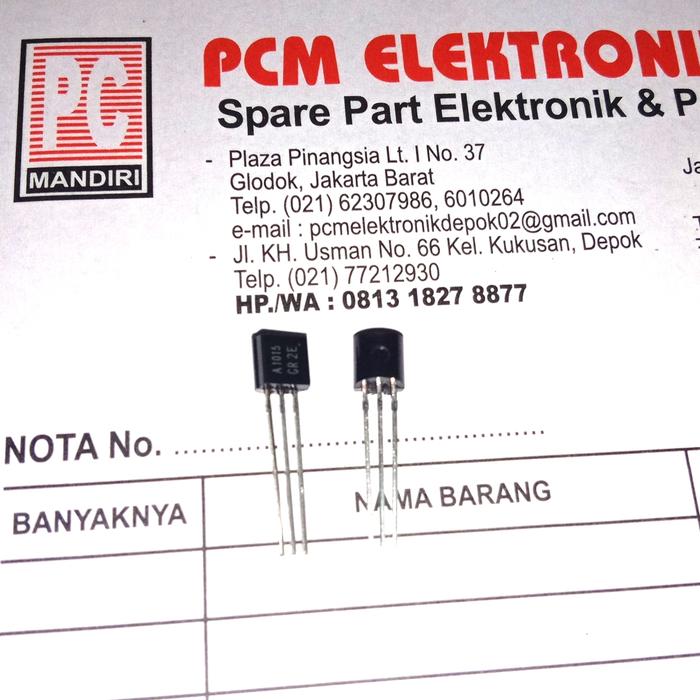 Jual A1015 A 1015 Transistor To-92 - Kota Depok - PCM ELEKTRONIK DEPOK ...