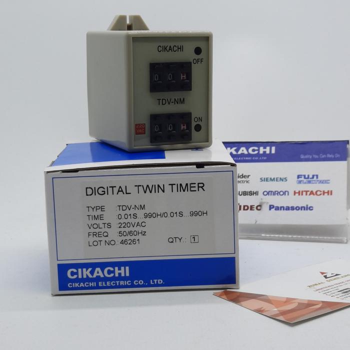 Jual TDV-NM (220VAC) DIGITAL TWIN TIMER CIKACHI - Jakarta Barat - Zuhal ...