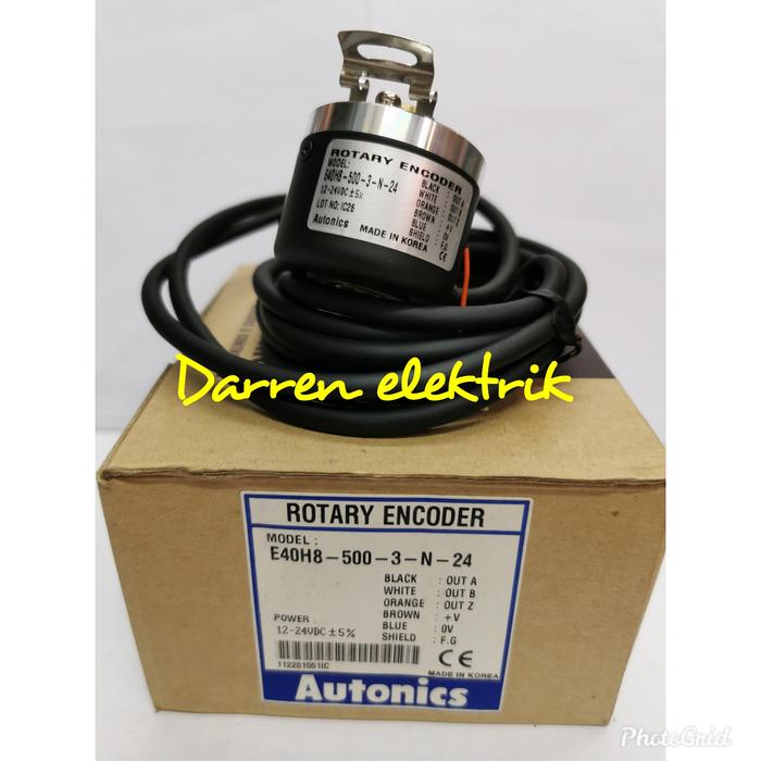 Jual rotary encoder autonic E40H8-500-3-N-24 - Jakarta Barat - darren ...